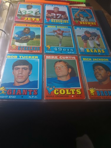 1971 Topps FOOTBALL! (90 Card Lot)! (BV=Over $250.00)! (VG-EX)! | eBay