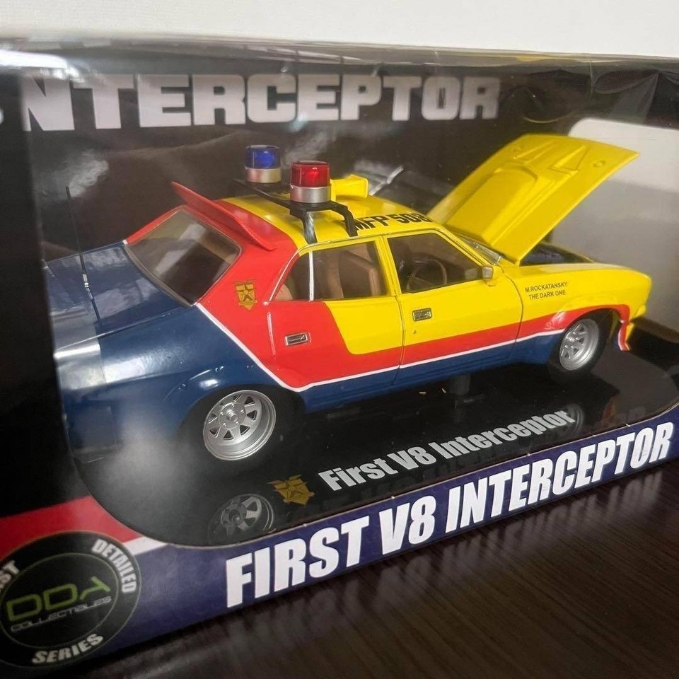 Need Repair New Mad Max 1/24 DDA Yellow Interceptor Diecast Car | eBay UK