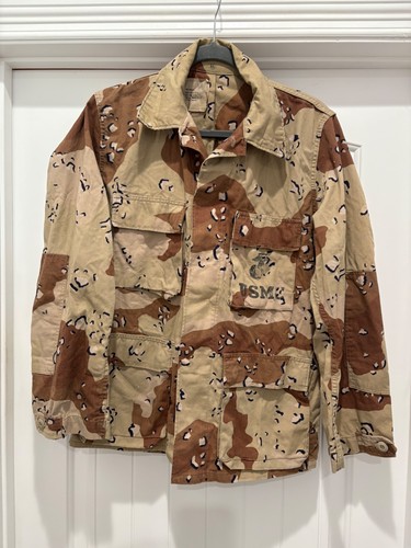 USMC Marine Corps 6 Color Desert Camo BDU Jacket Chocolate Chip Camo ...