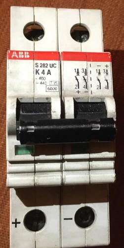 ABB S282K 4A Circuit Breaker 2 pole S 282 K 4A | eBay