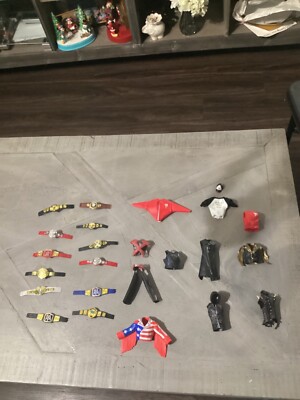 WWE Action Figure Championship Belts and Accessories pick Lot, pick ...