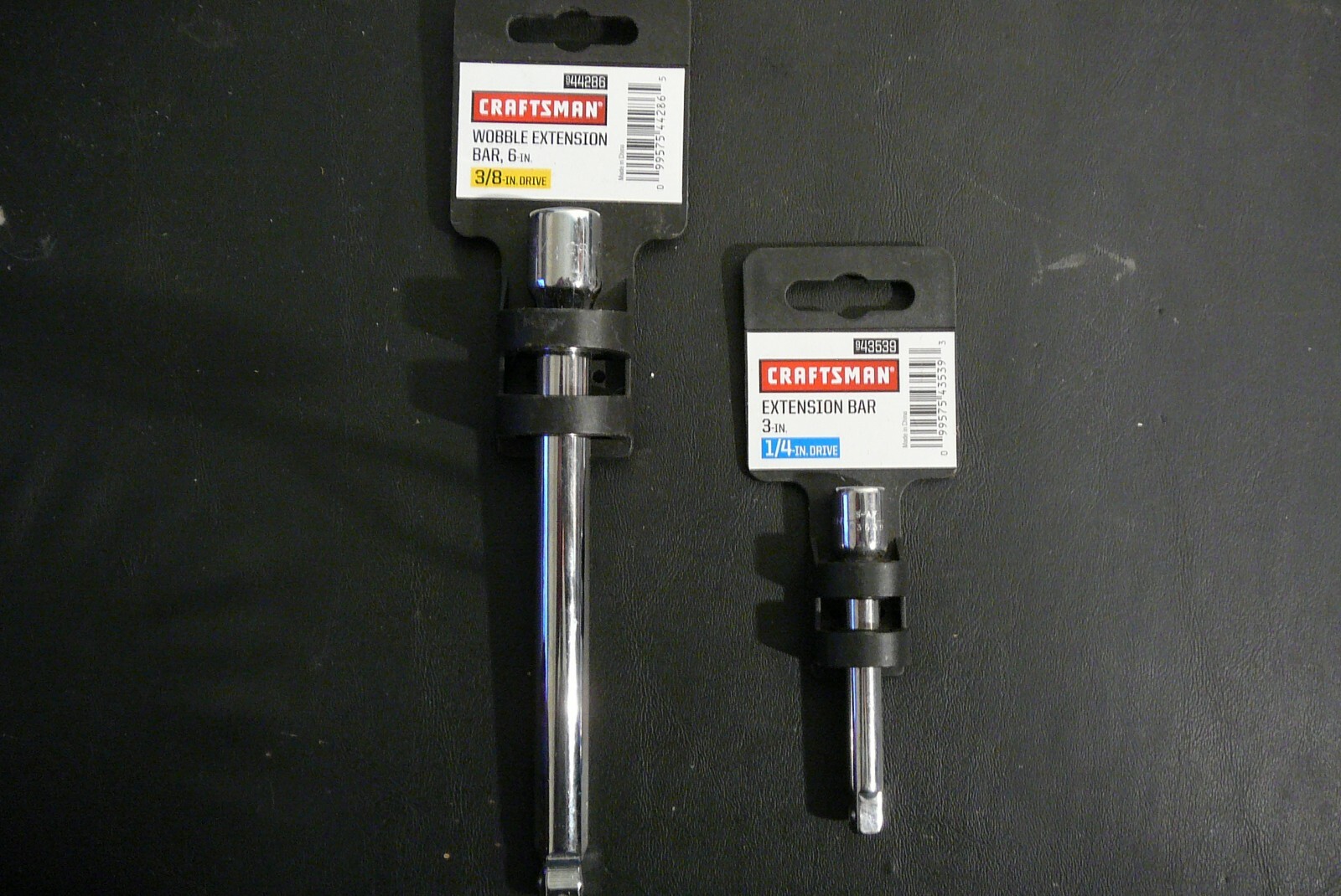 Craftsman 2 piece 3/8" and 1/4" Drive Ratchet Socket Extension Bar Set ...