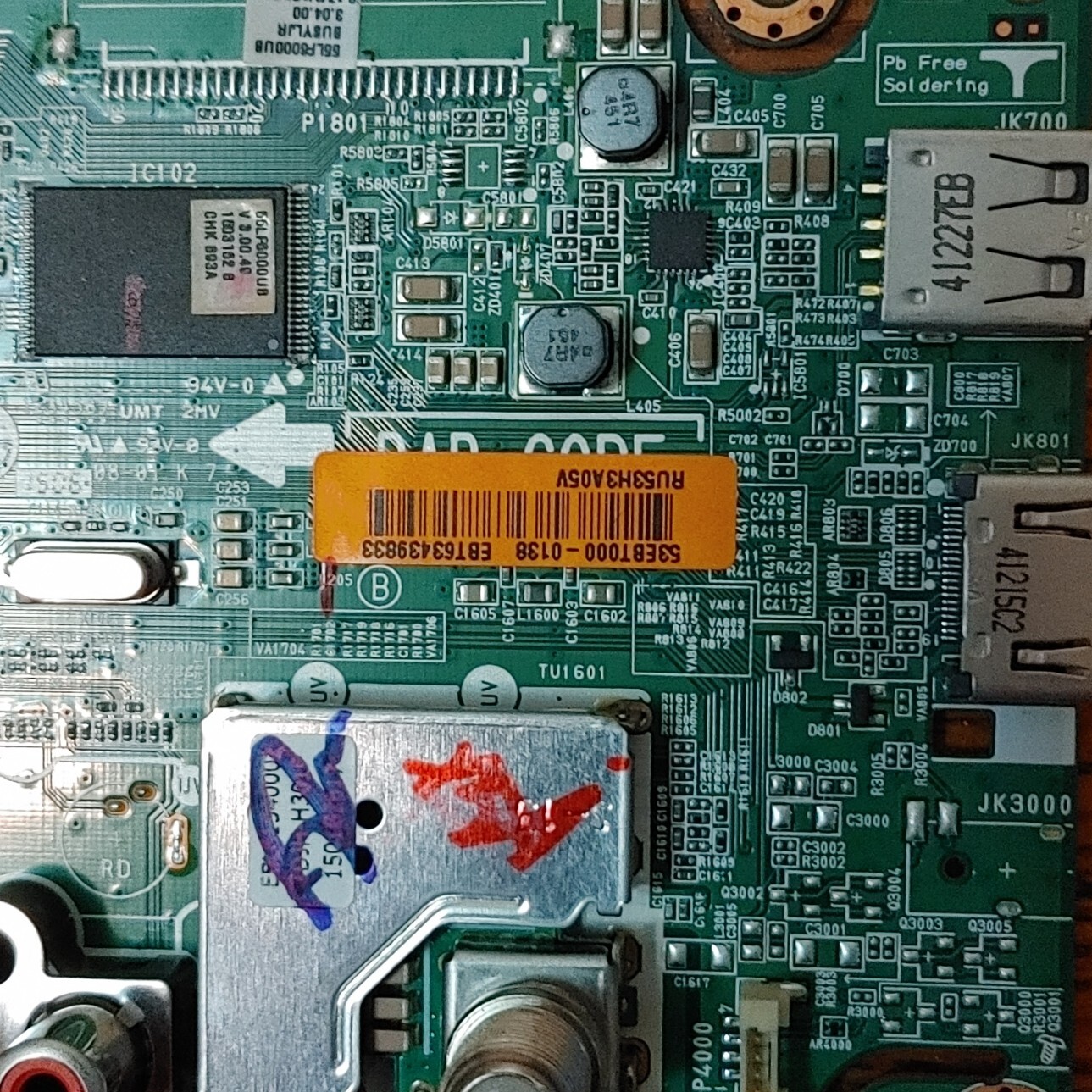 LG TV 55lf6090-ub Main Board EBT63746904 Eax65610206 for sale online | eBay