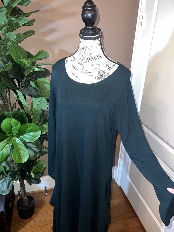 NEW Bryn Walker Green Dolman Sleeve Maxi Dress Batwing L Large NWT MSRP ...