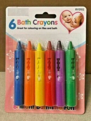 Bath Crayons For Kids Fun & Exciting Washable Artwork during Bath time ...