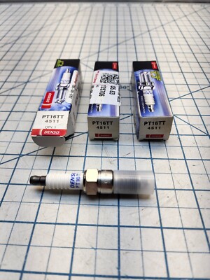 Denso 4511 Spark Plug Platinum TT PT16TT Set of 3 Plugs | eBay