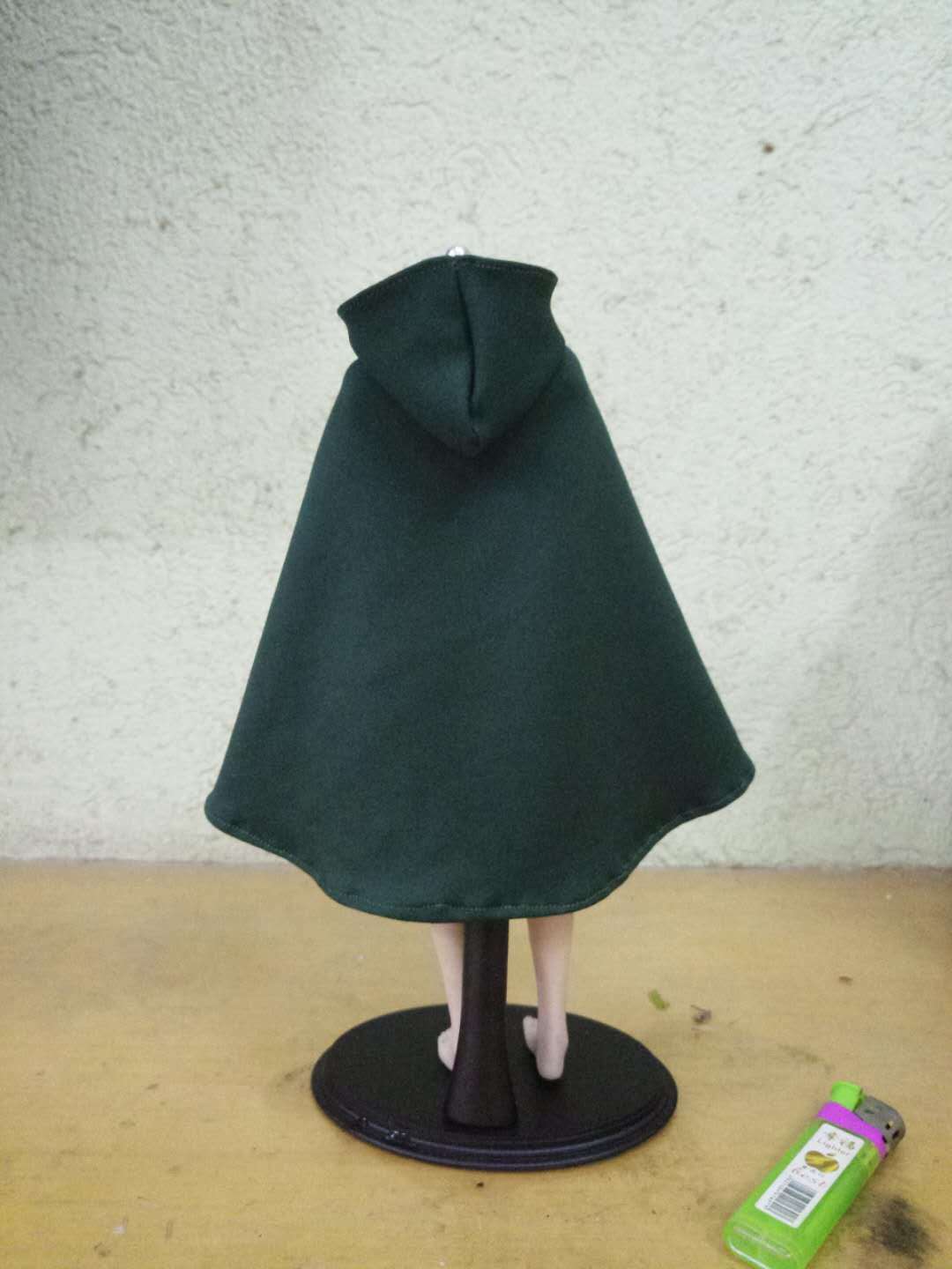 1/6th Handmade Female Green Hooded Cloak Model for 12" PH HT Body ...