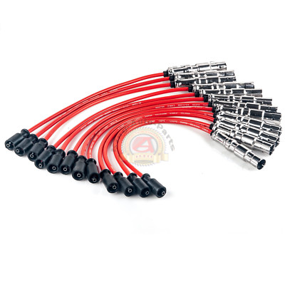 Spark Plug Ignition Wire Set for Mercedes Benz C-Class E-Class ML SLK ...