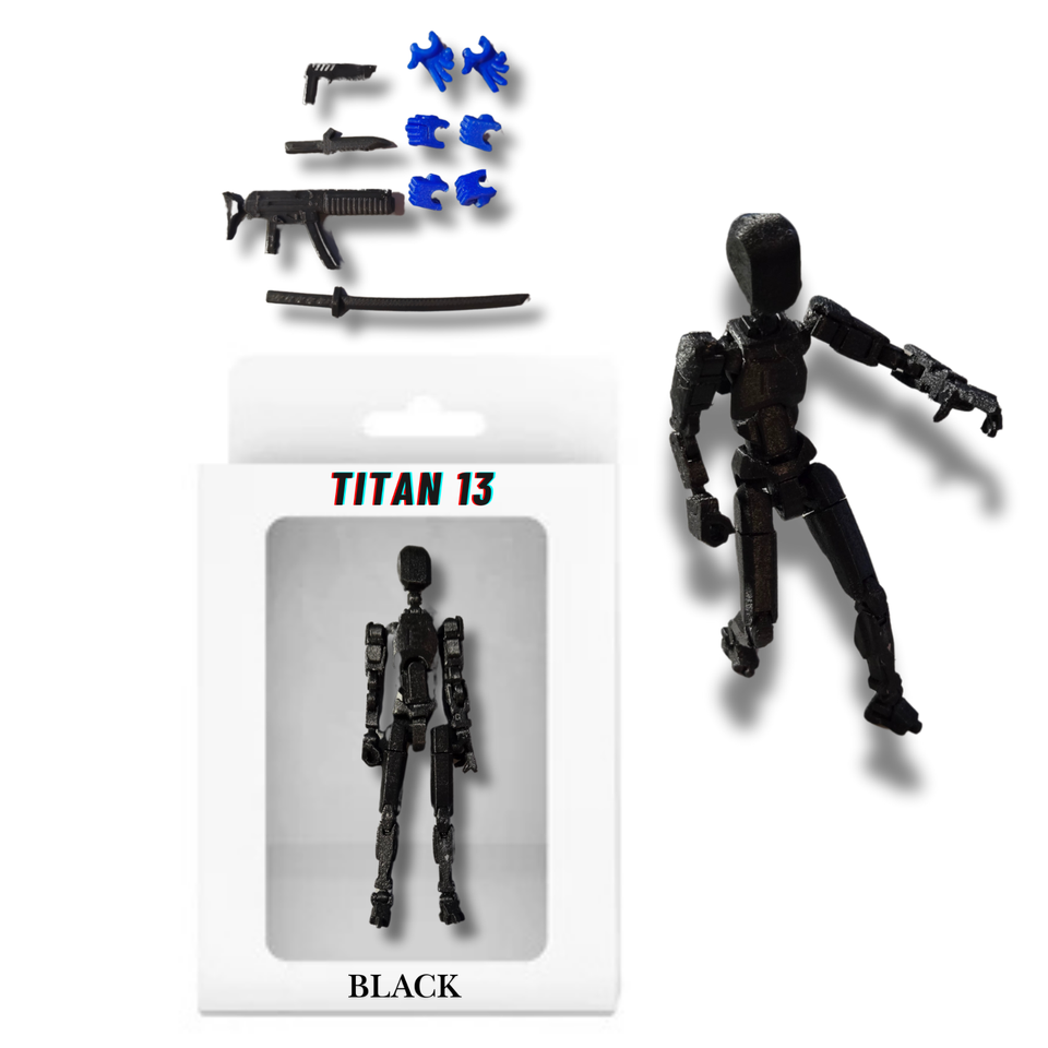 T13 Action Figure,Titan 13 Action Figure Toy Robot,3D Printed Jointed ...