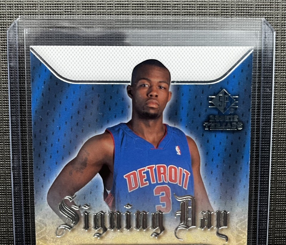 2007-08 Upper Deck SP Signing Day Rodney Stuckey Rookie Threads #SD-RS ...
