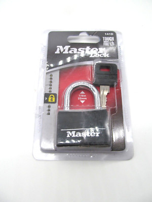 Master Lock 141D Black Covered Solid Body Padlock | eBay