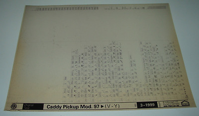 Ersatzteilkatalog auf Microfich VW Caddy Pickup Typ 9U ab Baujahr 1997 ...