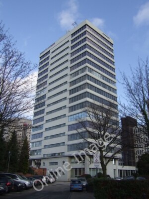 Photo 6x4 Rear view of Lyndon House Chad Valley 1960s office block on ...