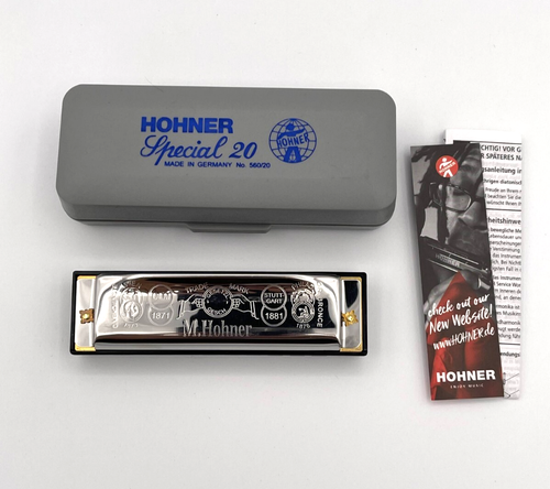 Hohner Special 20 Harmonica Key of C Made in Germany w/ Case & Insert ...