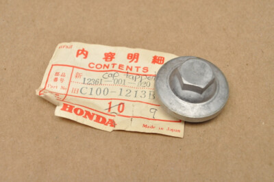 NOS Honda C100 C102 C105 T C110 C200 CT200 Cylinder Head Tappet Cover ...