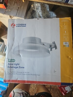 Lithonia Lighting LED Gray Outdoor Canopy Area Light 3096 Lum | eBay