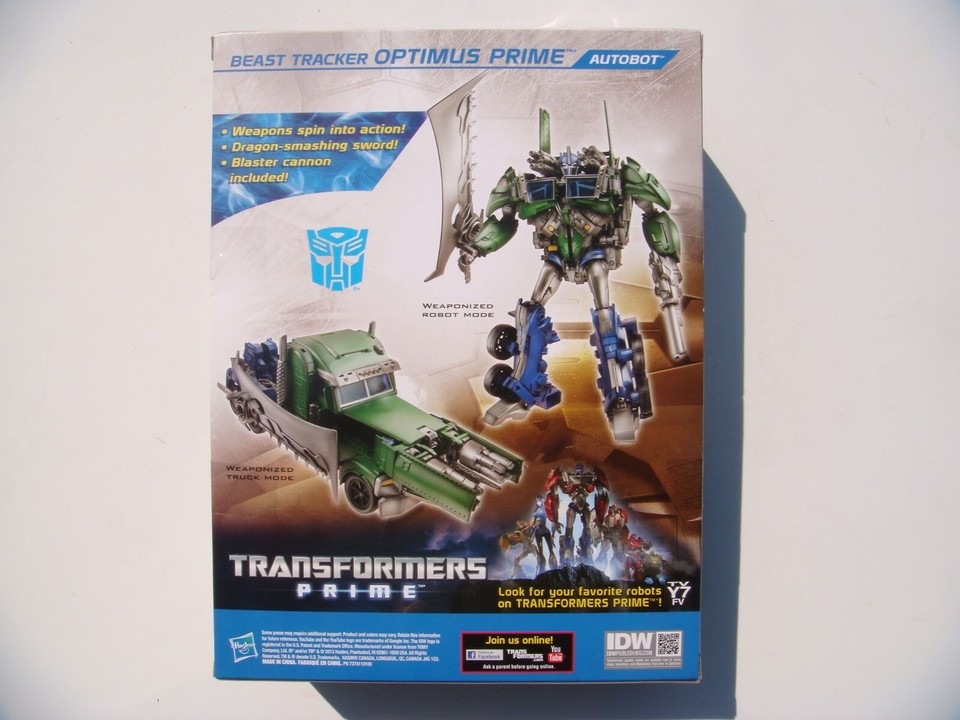 2013 MISB TRANSFORMERS PRIME BEAST HUNTERS BEAST TRACKER OPTIMUS PRIME ...