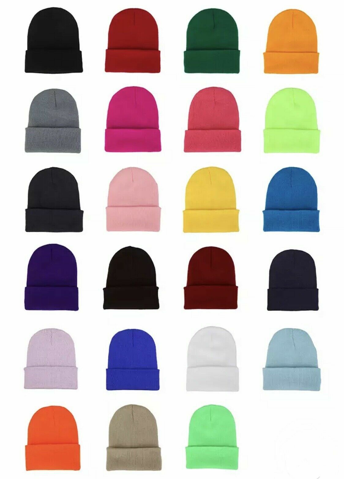 Mens womens Knitted Woolly wooly Winter Plain Beanie Hat Cap UK | eBay UK