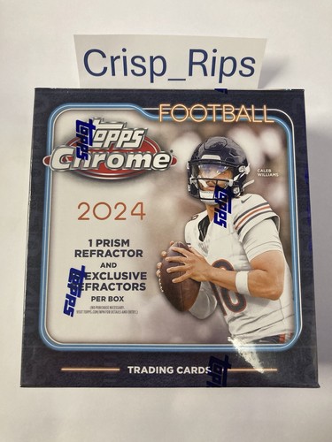 2024 TOPPS CHROME FOOTBALL MEGA BOX *In Hand - Ready To Ship* | eBay