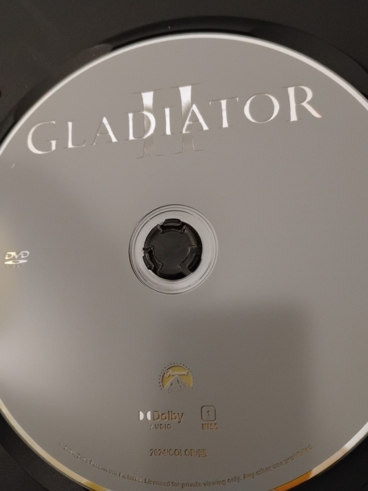 GLADIATOR II DVD (2024) , Paul Mescal & Denzel Washington📀💿Free Fast ...