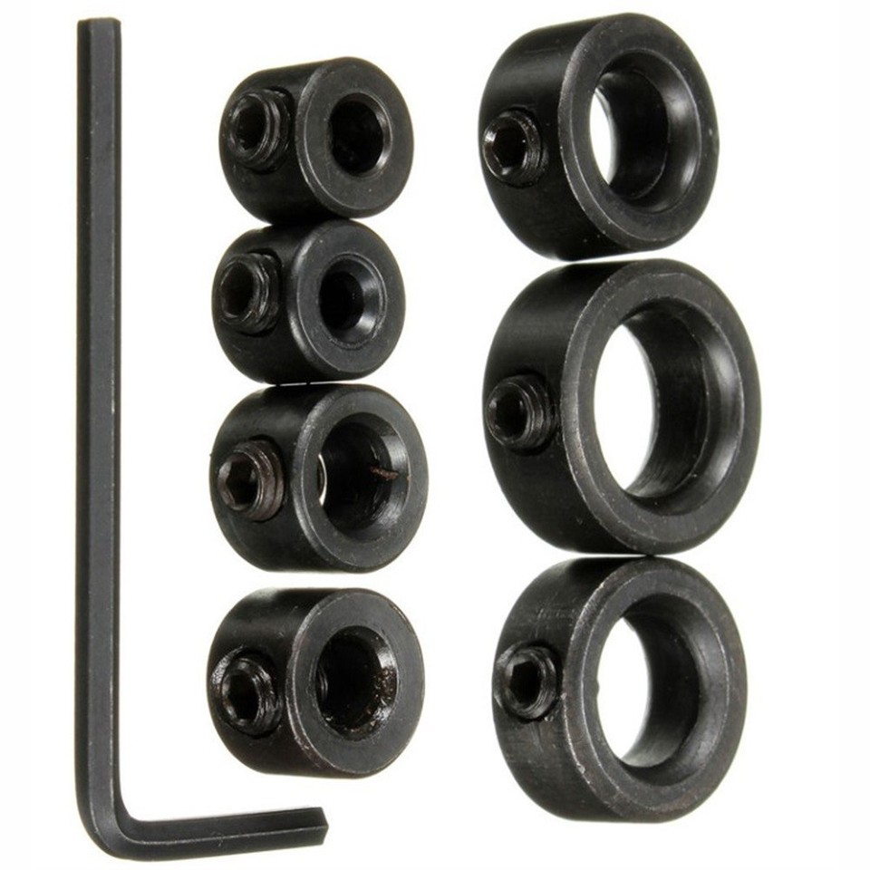Drill Chuck Depth Stop Collar Ring Drill Bit Hex Wrench High-carbon ...