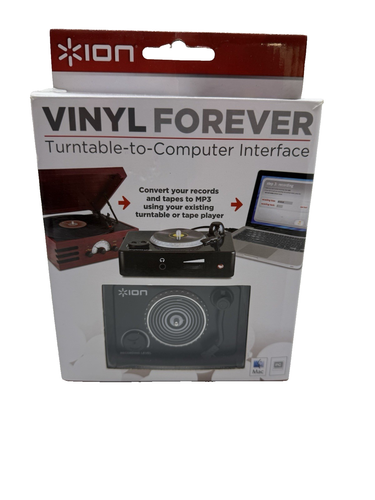 Ion Audio Vinyl Forever Turntable-to-Computer (LP & Cassette to MP3 ...