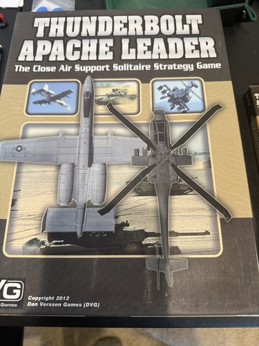Thunderbolt Apache Leader Air Support Solitaire Strategy Board Game + Exp # 1 | eBay