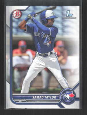 Samad Taylor 1st 2022 Bowman Prospects Toronto Blue Jays #BP-92 | eBay