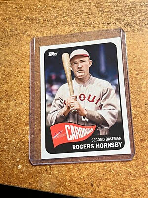 2023 Topps Archives Baseball 1965 Design # 127 Rogers Hornsby | eBay