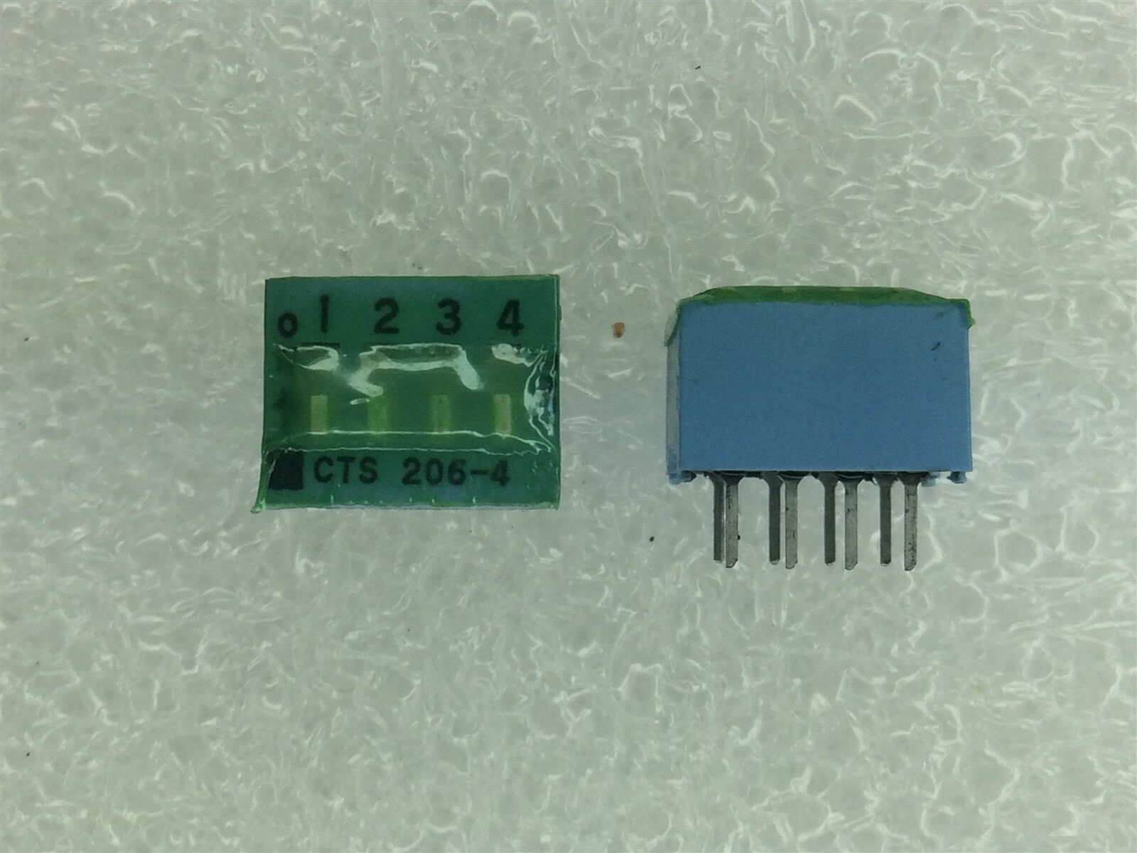 206-4ST CTS SWITCH SLIDE DIP SPST 50MA 24V 12 PCS | eBay