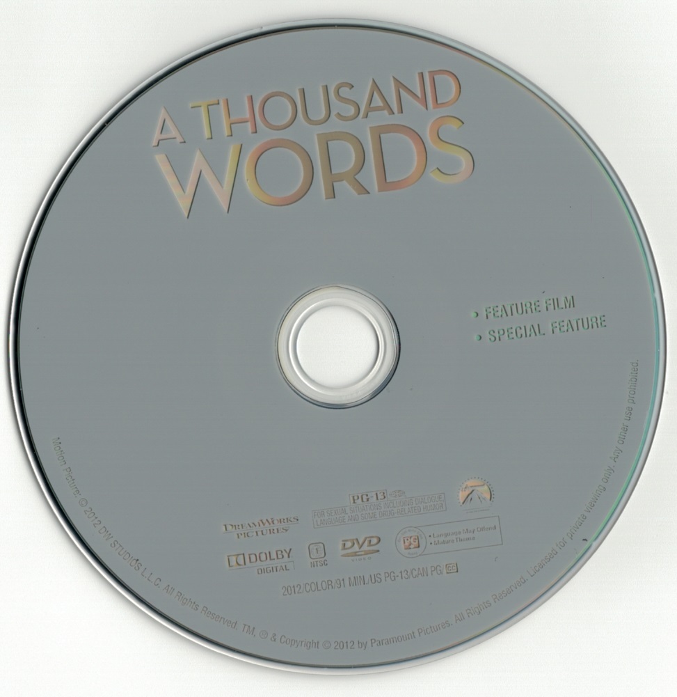 A Thousand Words Dvd
