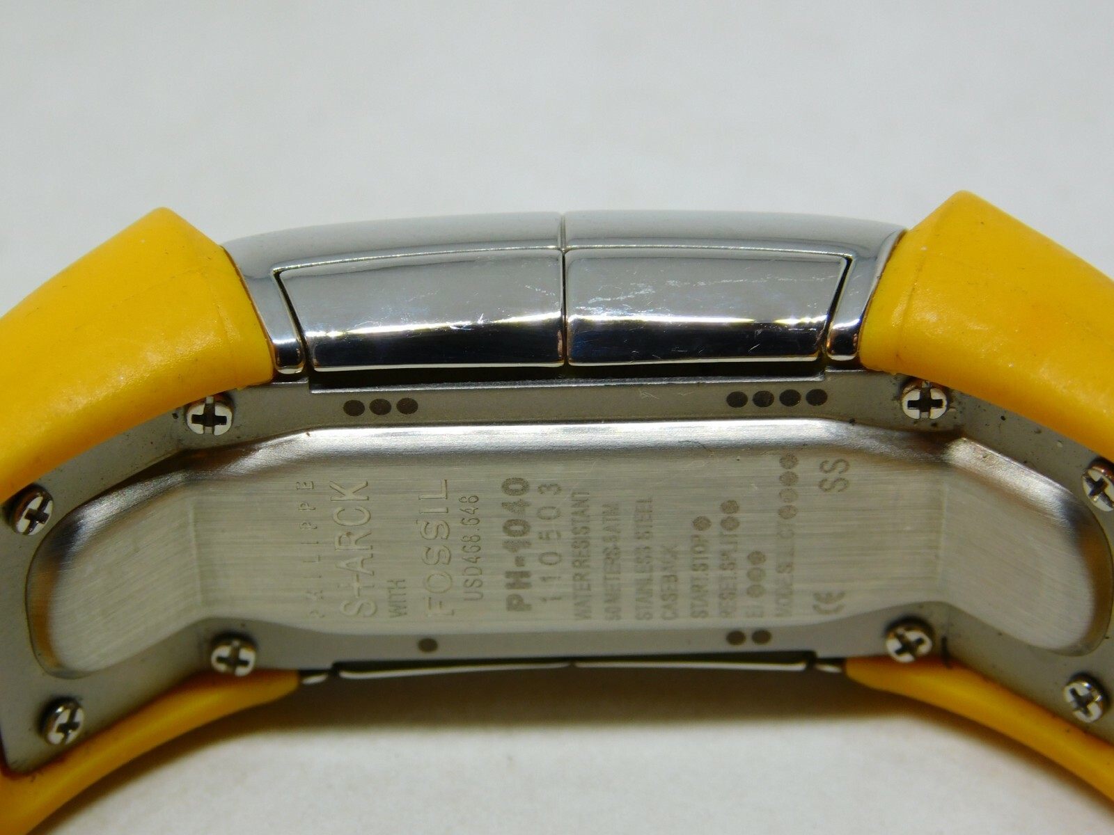 Philippe Starck With Fossil PH-1040 Quartz Digital Women's Watch Sz. 6 ...