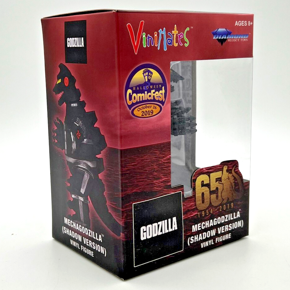 Vinimates 2019 Comicfest Mechagodzilla Shadow Version Godzilla Figure ...