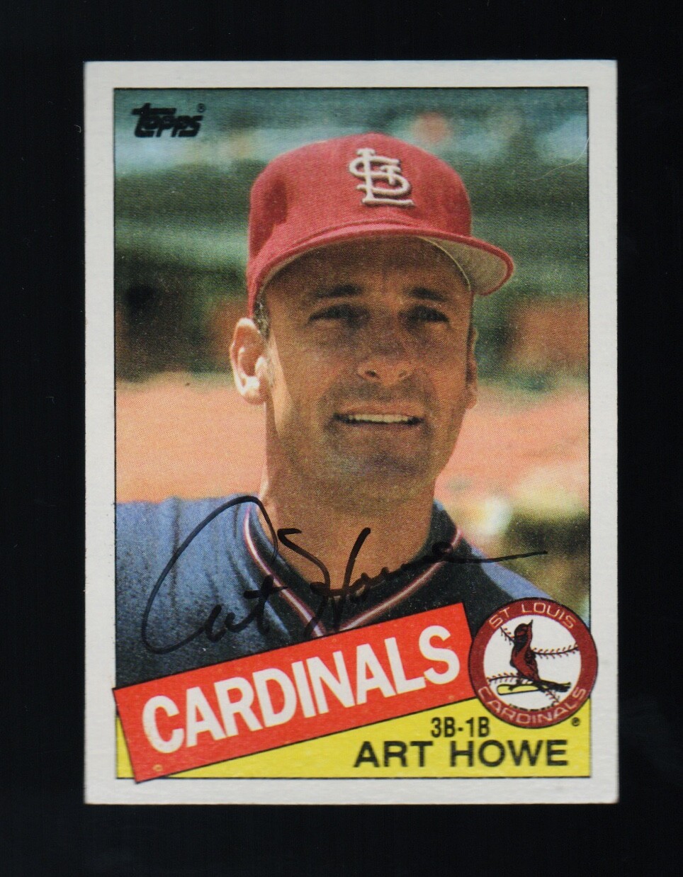 1985 Topps Art Howe Signed Autograph #204 Baseball Card St Louis ...