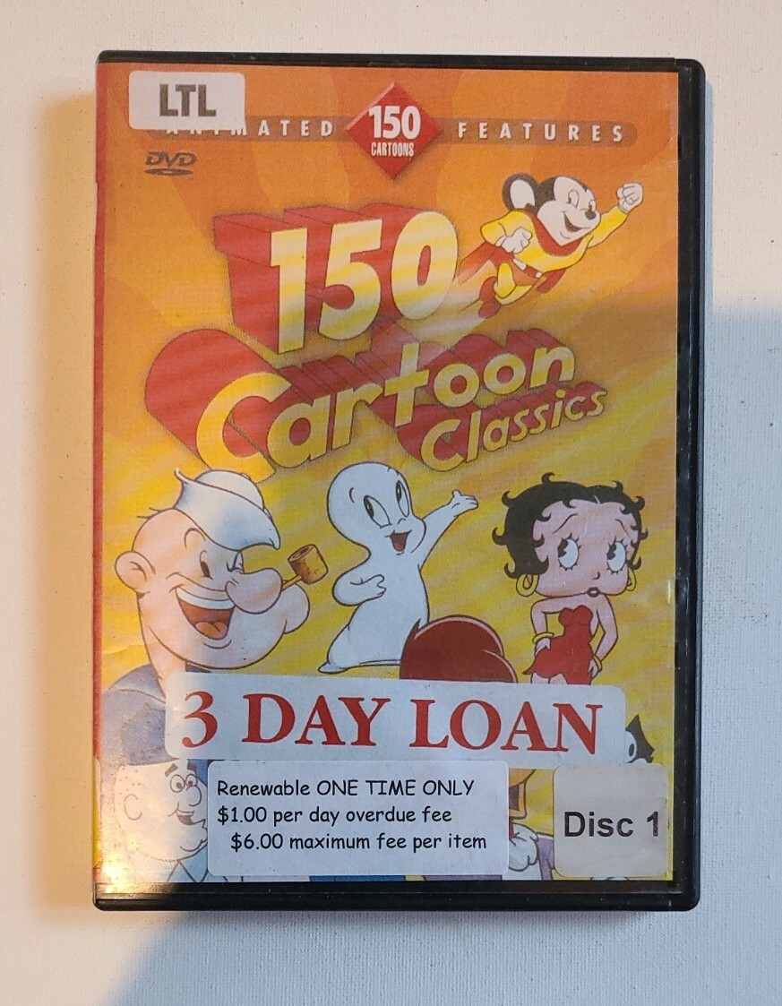 150 Cartoon Classics Dvd | eBay