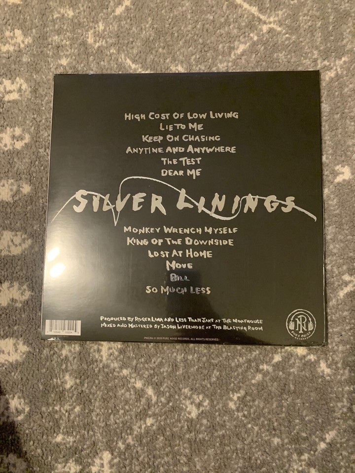 Less Than Jake Silver Linings Vinyl LPColored Limited Edition ...