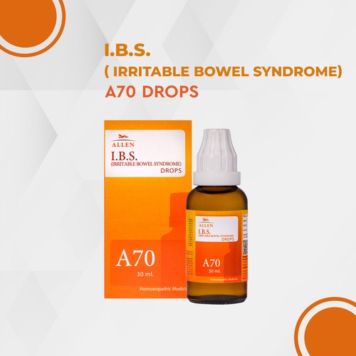 Allen A70 Irritable Bowel Syndrome (IBS) Drops (30ml) Helps in Loose ...