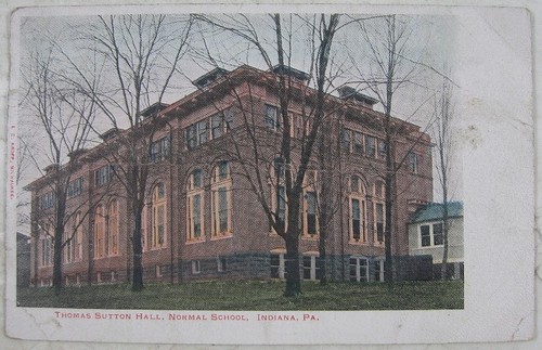 Antique Postcard Thomas Sutton Hall Normal School Indiana, PA | eBay