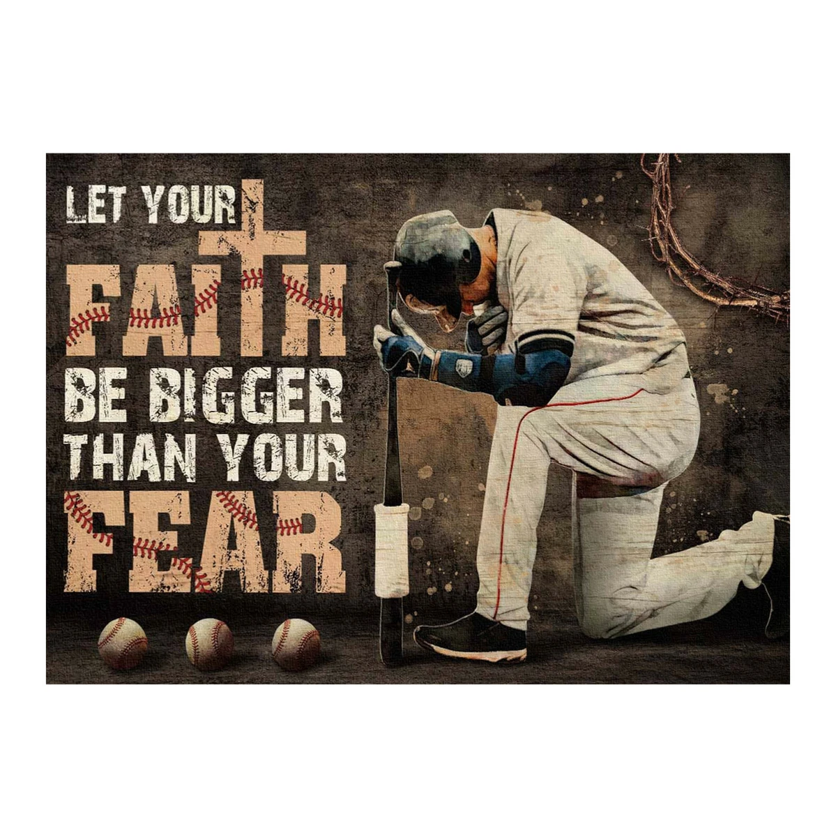 Jesus Playing Baseball Posters