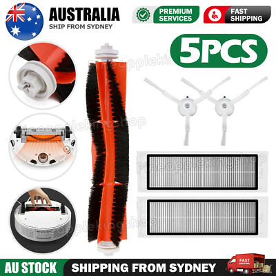 For XIAOMI Mi S50 T6 T7 Roborock Robot Vacuum Parts Main Brush HEPA ...