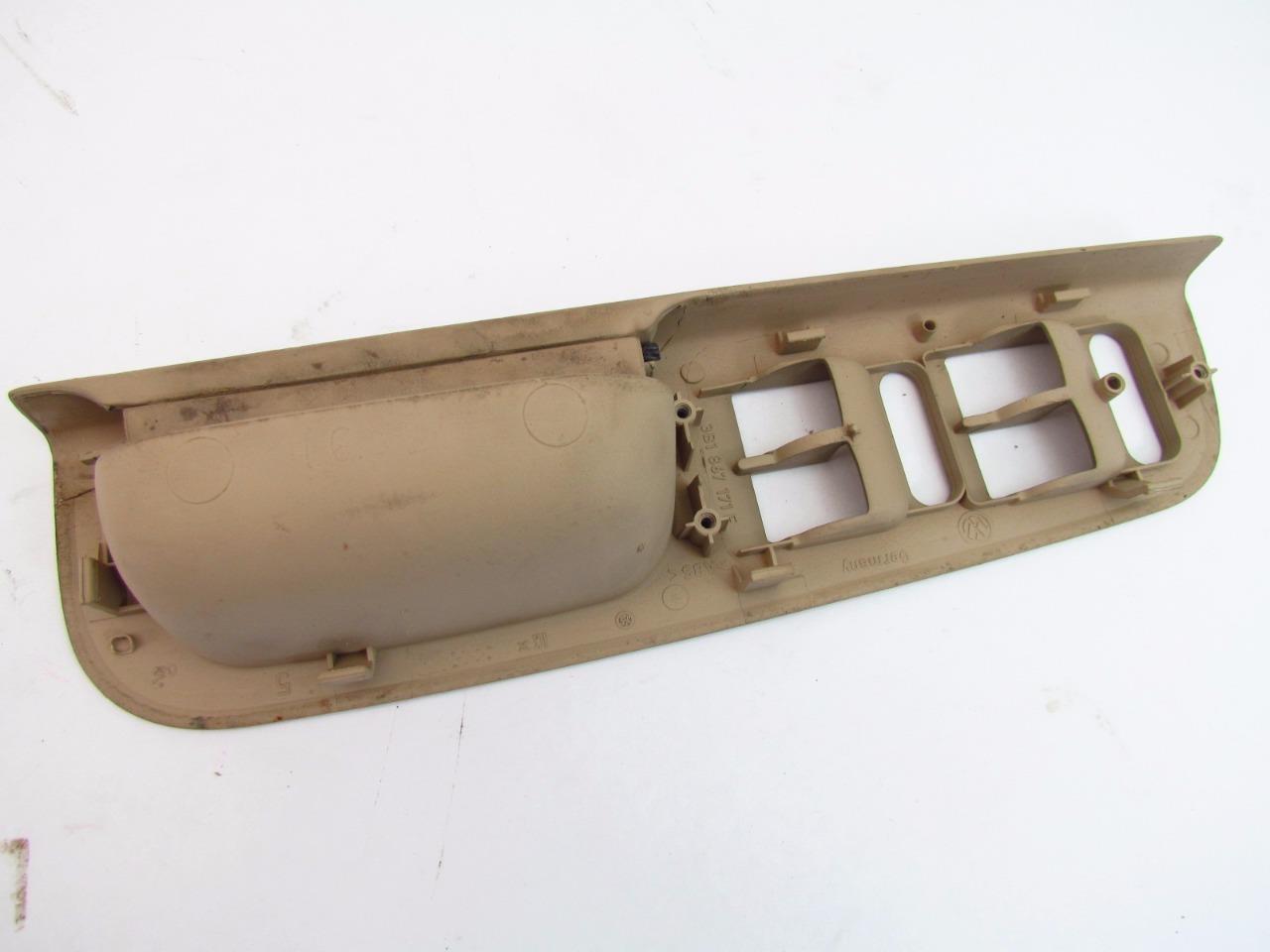 DRIVERS MASTER SWITCH TRIM PANEL BEIGE VW JETTA GOLF 4DR PASSAT B5 ...