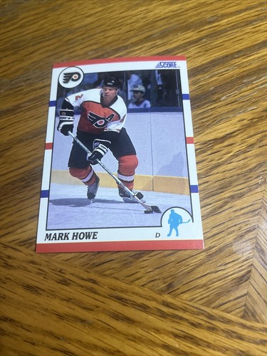 1990-91 Score Hockey Card Mark Howe Philadelphia Flyers #220 Set Break ...