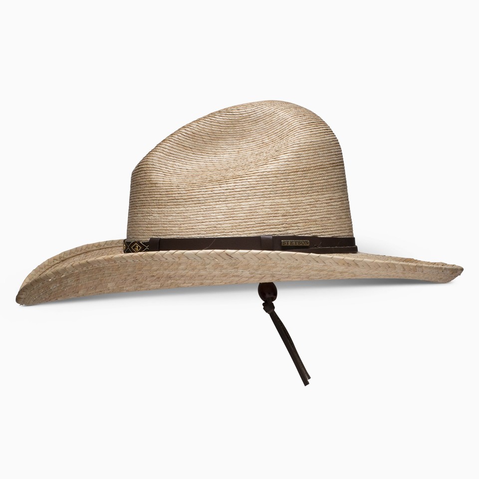 Stetson Calhoun Gus Palm Leaf Straw Cowboy Hat | eBay