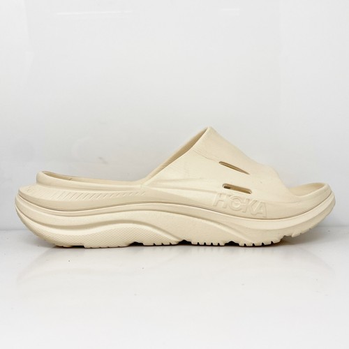 Hoka One One Unisex Ora Recovery 3 Pink Open Toe Slip On Slide Sandals ...