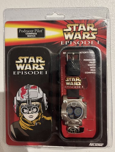 Star Wars Episode 1 Pod Racer Pilot Compass Watch And Tin | eBay