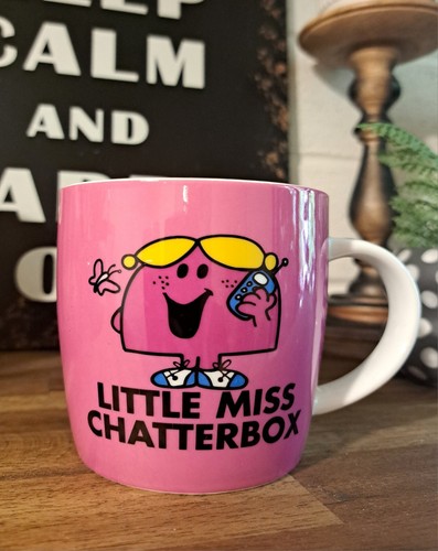 Little Miss Chatterbox "Fancy A Chat" 2016 Pink Mug Tea Coffee VGC ...