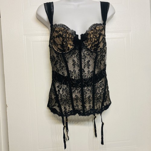 Victoria's Secret Very Sexy Vintage Garter Snaps Sheer Teddy Lingerie ...