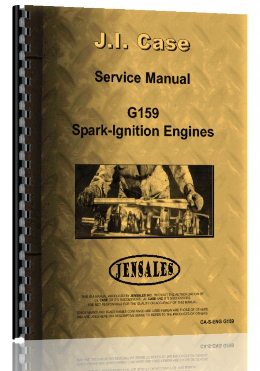 Case G159 Engine Service Manual CA-S-ENG G159 | eBay
