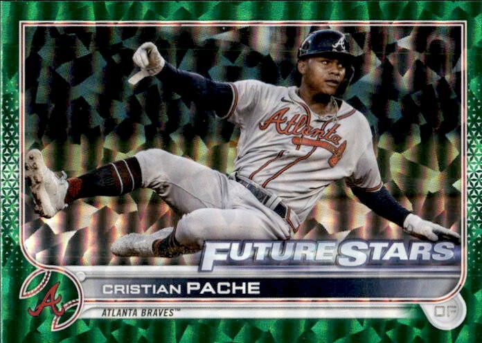 Cristian Pache 2022 Topps Green Ice Future Stars #233 /499 Numbered ...