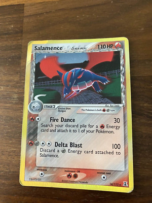 Pokémon TCG Salamence (Delta) EX Delta Species 14/113 Holo Rare, Free ...